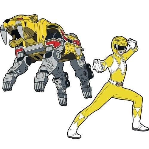 Mighty Morphin Power Rangers Pink Ranger and Pterodactyl Retro Pin Set ...